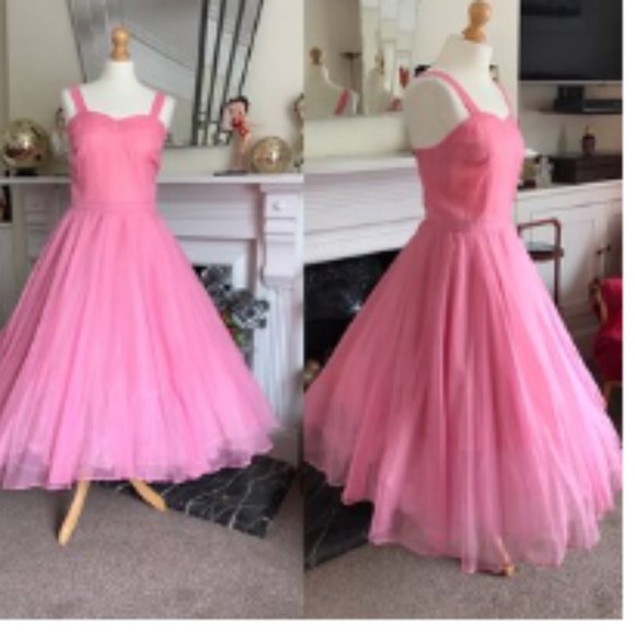 Handmade | Dresses | Very Barbie Vintage 94s50s Ballroomprom Dress ...